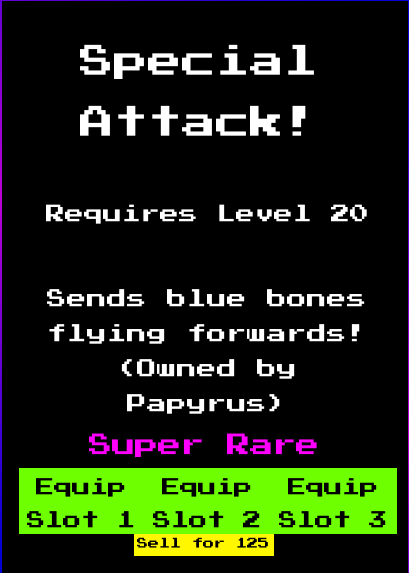 Special Attack | Undertale Dungeons: Alive Official Wiki | Fandom