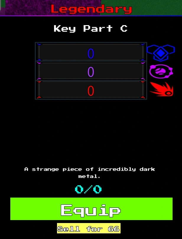 Key part C | Undertale Dungeons: Alive Official Wiki | Fandom