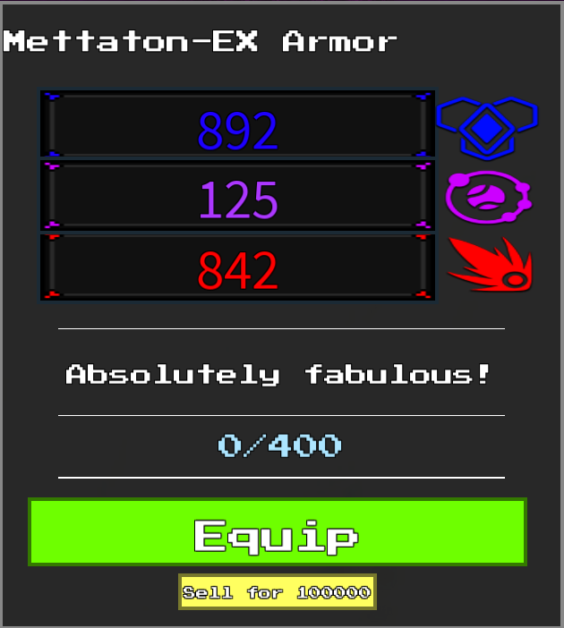 Mettaton Ex Armor Undertale Dungeons Alive Official Wiki Fandom