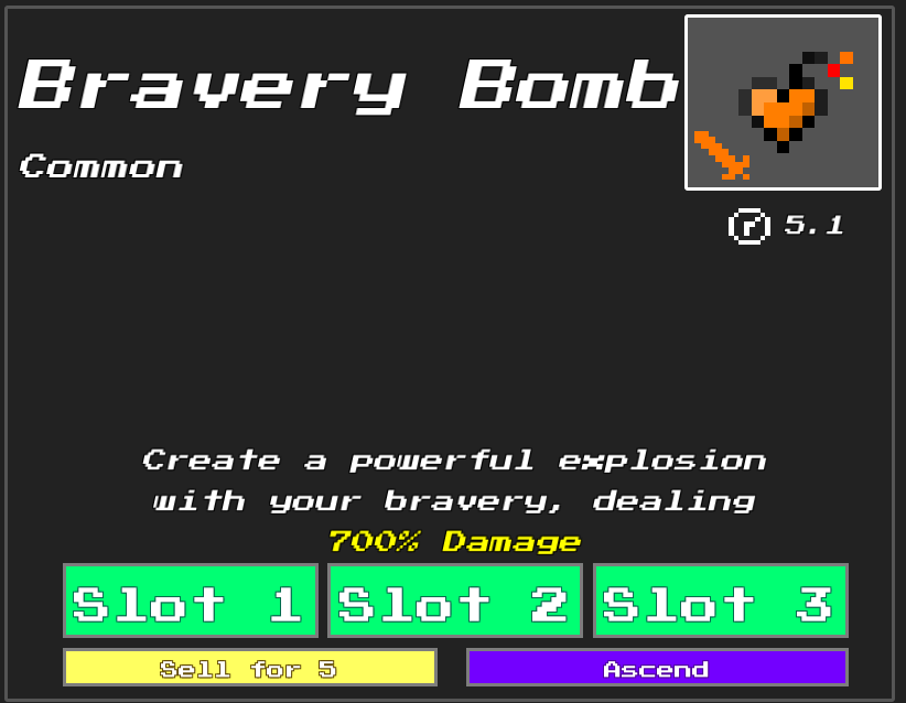 Bravery Bomb Undertale Dungeons Go Beyond Wiki Fandom
