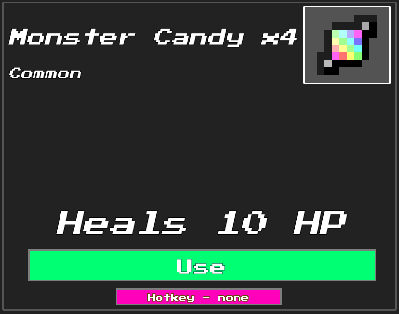 Monster Candy | Undertale Dungeons Go Beyond Wiki | Fandom