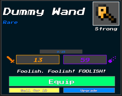 Dummy Wand | Undertale Dungeons Go Beyond Wiki | Fandom