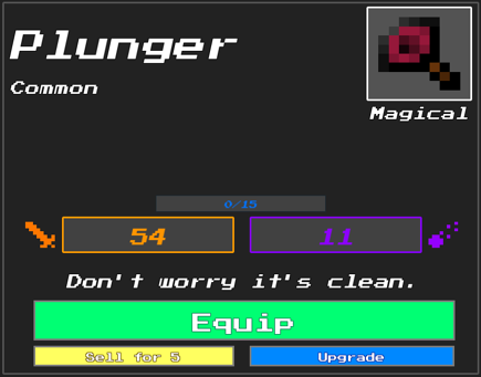 Plunger | Undertale Dungeons Go Beyond Wiki | Fandom