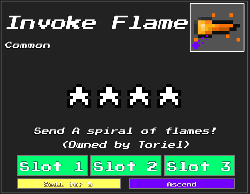 Invoke Flame | Undertale Dungeons Go Beyond Wiki | Fandom