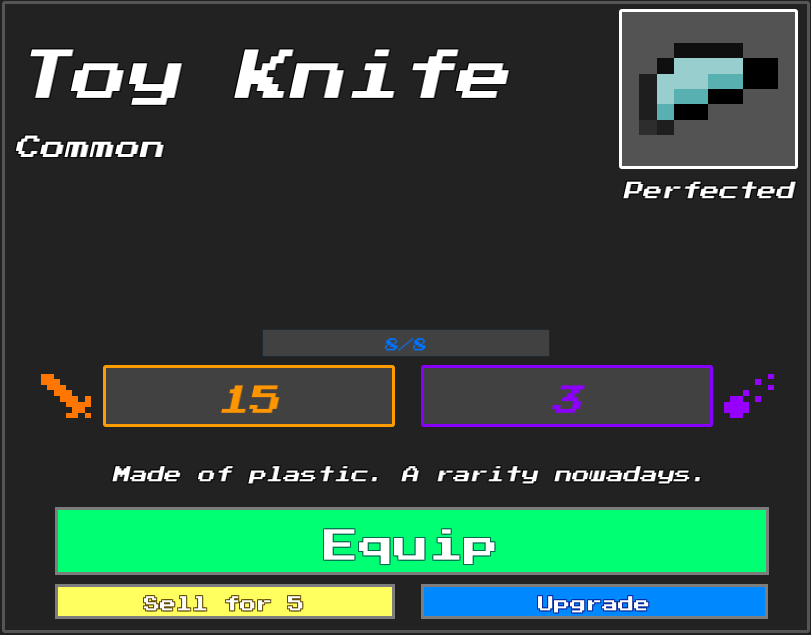 Toy Knife | Undertale Dungeons Go Beyond Wiki | Fandom
