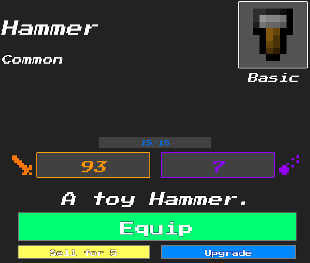 Hammer | Undertale Dungeons Go Beyond Wiki | Fandom