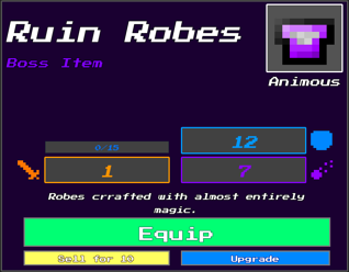 Ruins Robe | Undertale Dungeons Go Beyond Wiki | Fandom