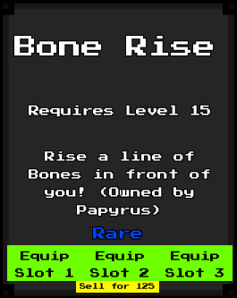 Bone Rise | Undertale Dungeons Wiki | Fandom