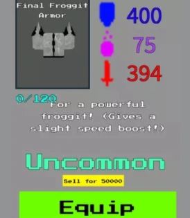 Final Froggit Armor | Undertale Dungeons Wiki | Fandom