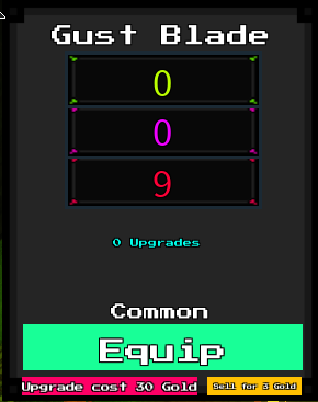 Gust Blade | Undertale Dungeons Wiki | Fandom