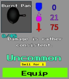 Burnt Pan | Undertale Dungeons Wiki | Fandom