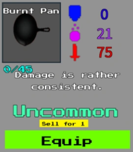 Burnt Pan | Undertale Dungeons Wiki | Fandom
