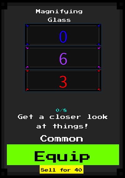 Magnifying Glass | Undertale Dungeons Wiki | Fandom