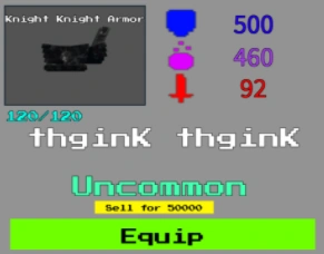 Knight Knight Armor | Undertale Dungeons Wiki | Fandom