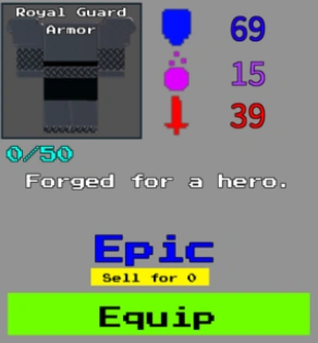 Royal Guard Armor | Undertale Dungeons Wiki | Fandom