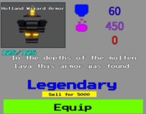 Hotland Wizard Armor | Undertale Dungeons Wiki | Fandom