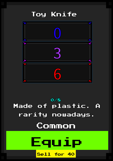 Toy Knife | Undertale Dungeons Wiki | Fandom
