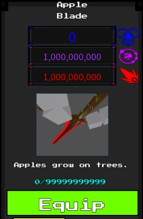 Apple Blade | Undertale Dungeons Wiki | Fandom