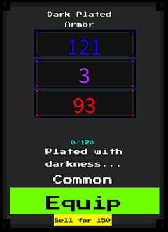 Dark Plated Armor | Undertale Dungeons Wiki | Fandom