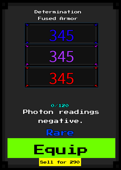 Determination Fused Armor | Undertale Dungeons Wiki | Fandom
