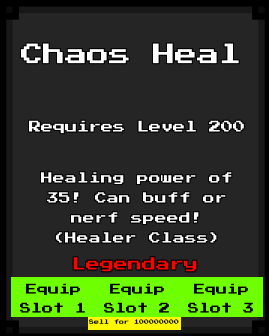 Chaos Heal | Undertale Dungeons Wiki | Fandom