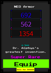 NEO Armor | Undertale Dungeons Wiki | Fandom