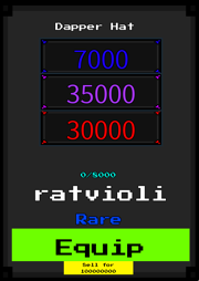 Dapper Hat | Undertale Dungeons Wiki | Fandom