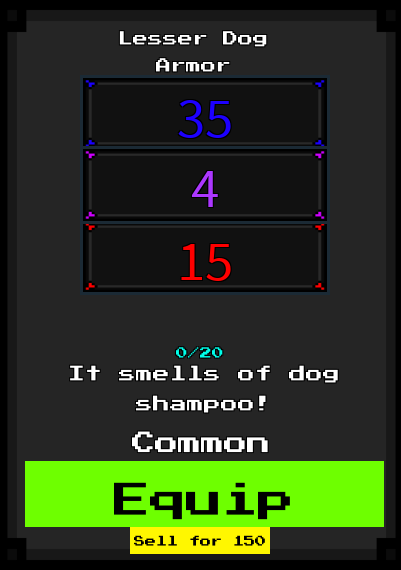 Lesser Dog Armor | Undertale Dungeons Wiki | Fandom