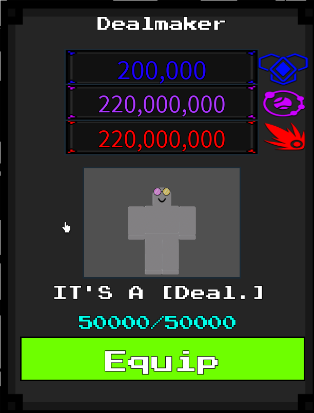 Dealmaker | Undertale Dungeons Wiki | Fandom