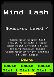 Wind Lash | Undertale Dungeons Wiki | Fandom