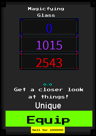 Magicfying Glass | Undertale Dungeons Wiki | Fandom