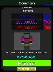 Static Plating | Undertale Dungeons Wiki | Fandom