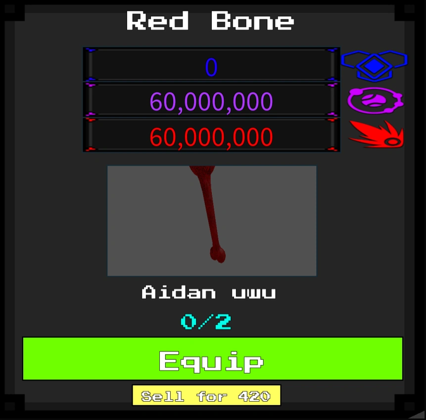 Red Bone | Undertale Dungeons Wiki | Fandom