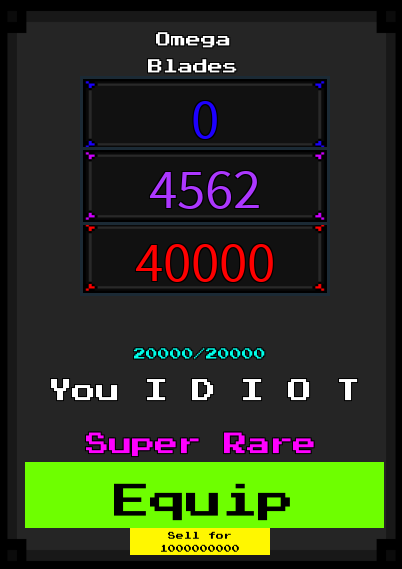 Omega Blades | Undertale Dungeons Wiki | Fandom