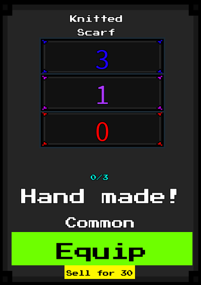 Knitted Scarf | Undertale Dungeons Wiki | Fandom