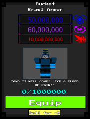 Bucket Brawl Armor | Undertale Dungeons Wiki | Fandom