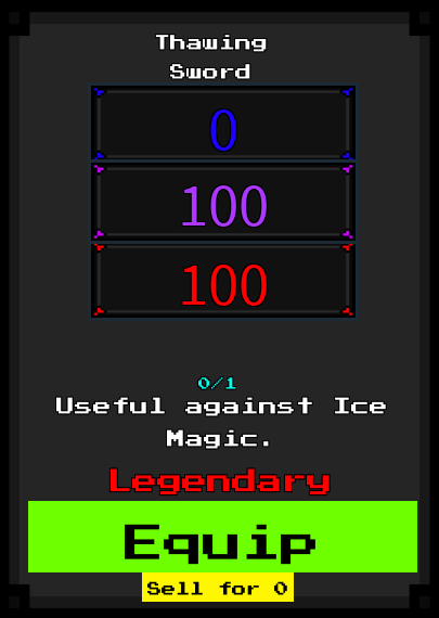 Thawing Sword | Undertale Dungeons Wiki | Fandom