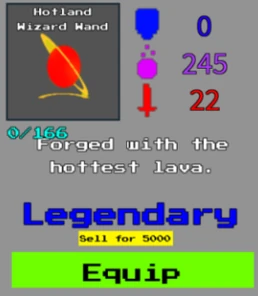 Hotland Wizard Wand | Undertale Dungeons Wiki | Fandom