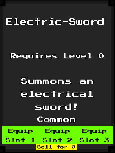 Electric Sword | Undertale Dungeons Wiki | Fandom