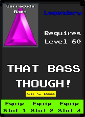 Barracuda Bomb | Undertale Dungeons Wiki | Fandom