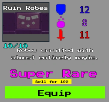 Ruin Robes | Undertale Dungeons Wiki | Fandom