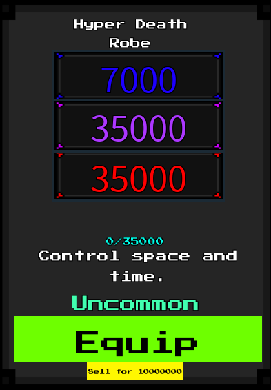 Hyper Death Robe | Undertale Dungeons Wiki | Fandom