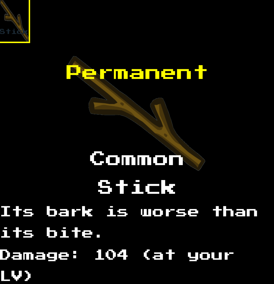 Stick | Undertale Mania For Love Wiki | Fandom