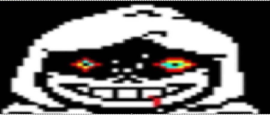 Fdy's 2 gaster blaster circles that gives trauma and mental breakdowns ...