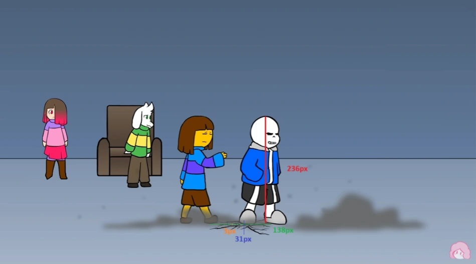 User blog:WizardPowers101/Sans fractures the ground (Glitchtale ...