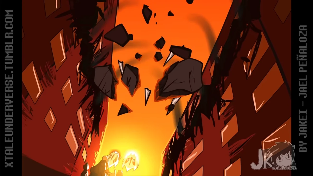 User blog:Rodriiogo/(UNDERVERSE) Classic and Fell destroy some rocks ...