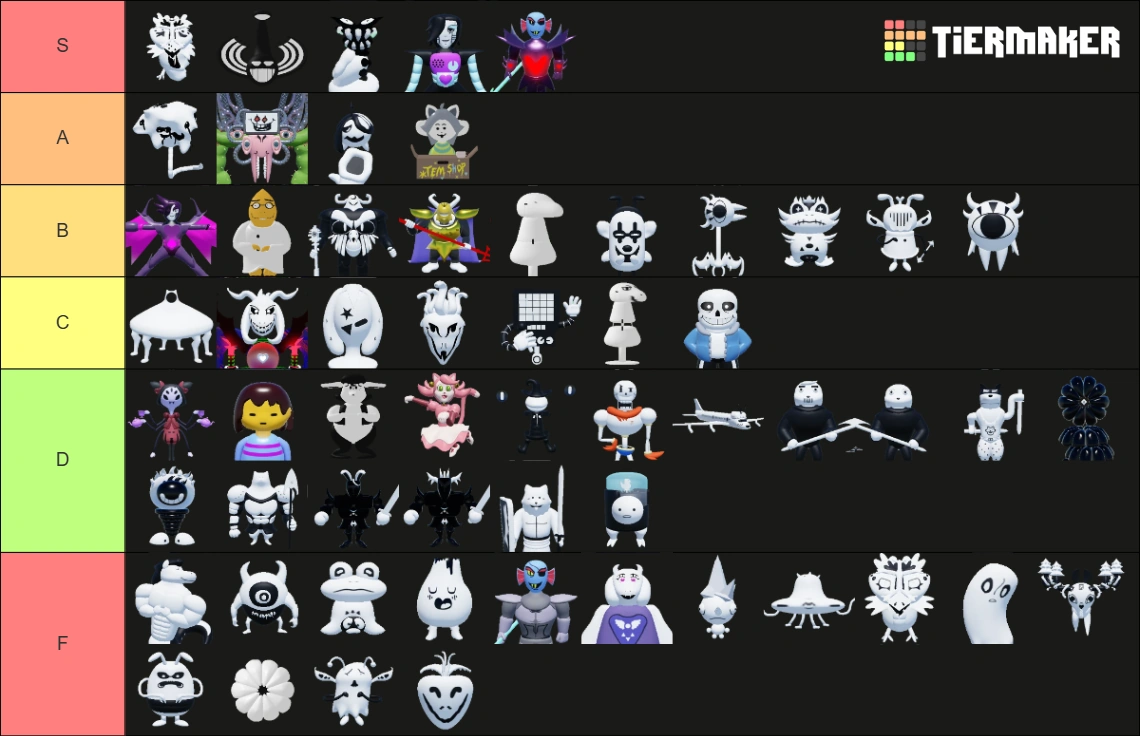 Guides/Tier Lists/Axolotl's | Undertale Tower Defense Wiki | Fandom