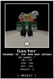 Gaster | Undertale Test Place Reborn Wiki | Fandom
