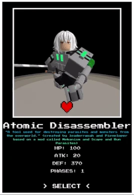 Atomic Disassembler | Undertale Test Place Reborn Wiki | Fandom