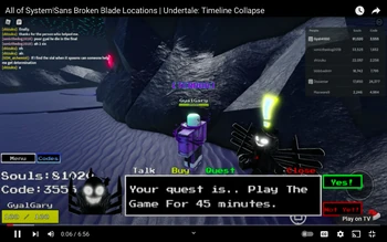 System(NPC) | Undertale: Timeline Collapse Wiki | Fandom